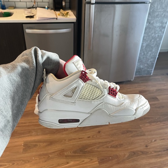 Jordan | Shoes | Authentic Red Retro Jordan Metallic 4s | Poshmark